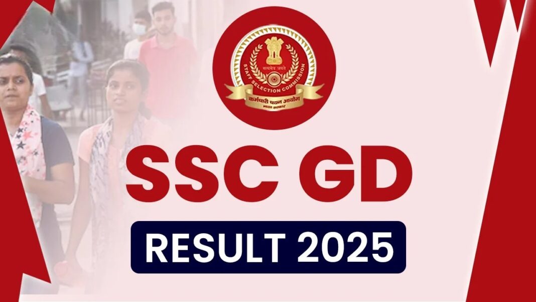 SSC GD Constable Scorecard 2025 Released at ssc.gov.in
